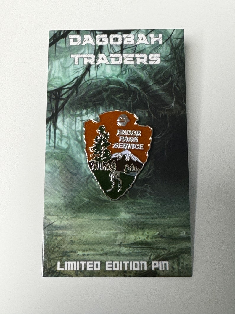 Star Wars Endor Park Service Lapel Pin National Park Service 2 Versions ...
