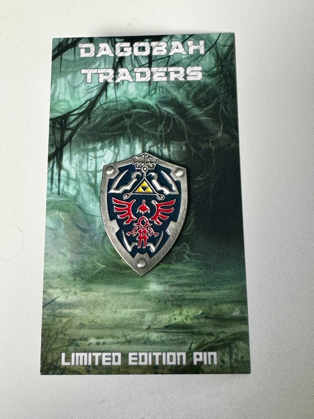 Zelda Link Triforce Shield Lapel Pin 1" Legend of Zelda Nintendo - Etsy