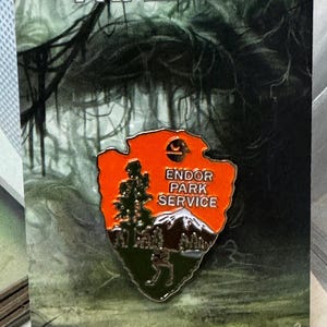 Star Wars Endor Park Service Lapel Pin National Park Service 2 Versions ...