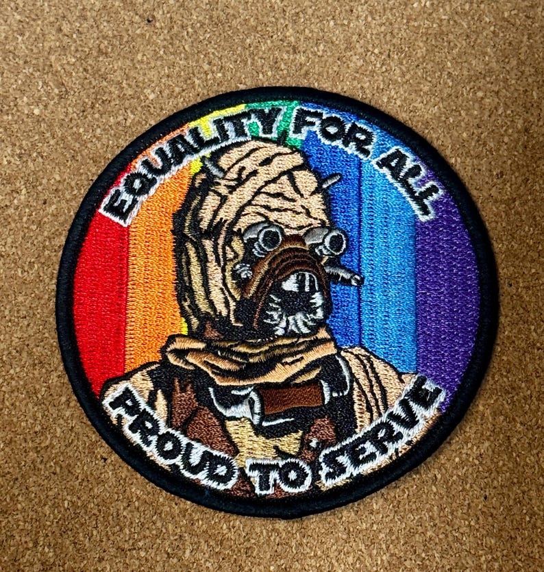 Star Wars Equality for All Tusken Raider Pride Patch 4" - Etsy