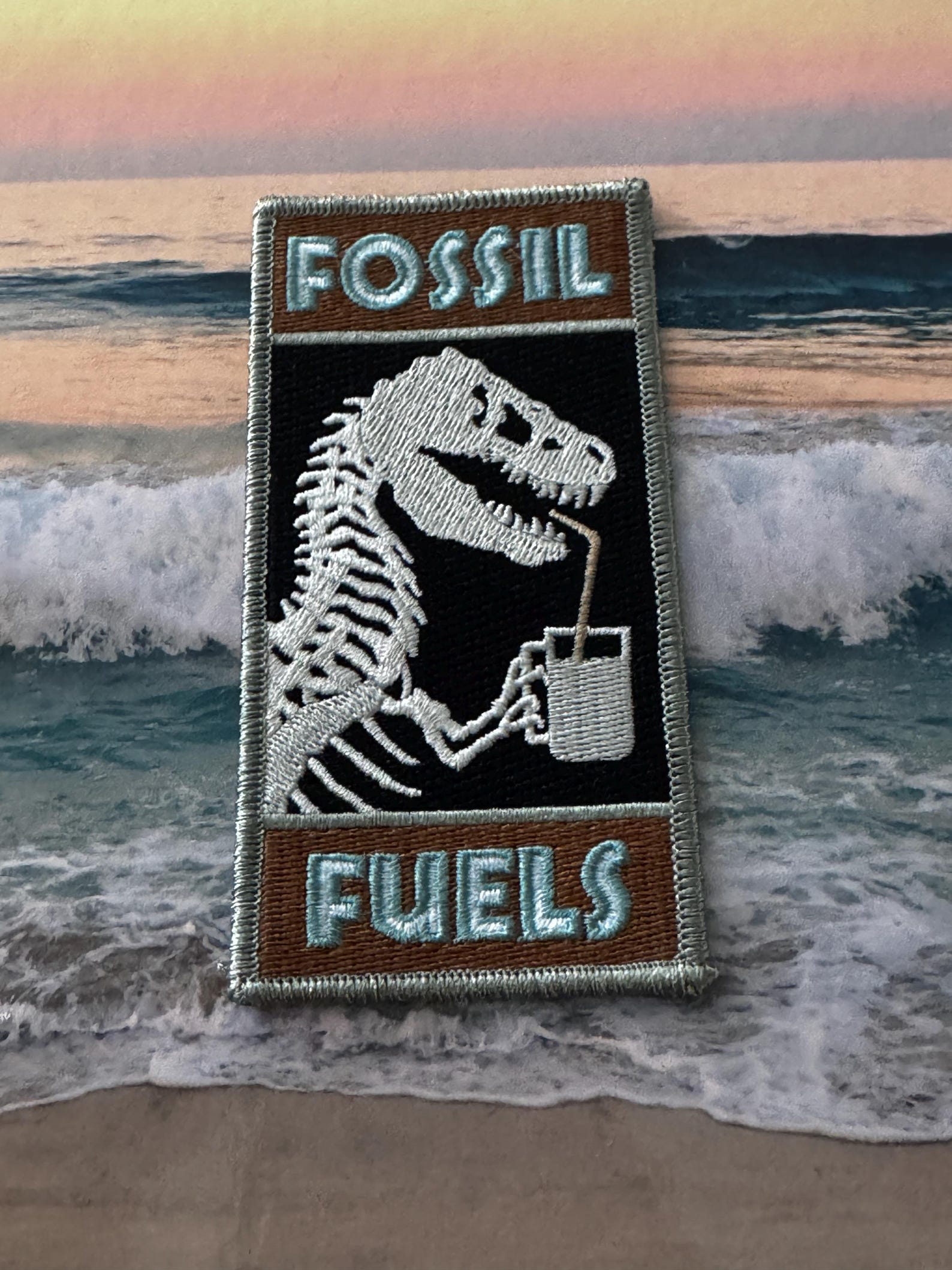 Fossil Fuels Isla Sorna Coffee Jurassic Park Dinosaur Cafe Patch - Etsy