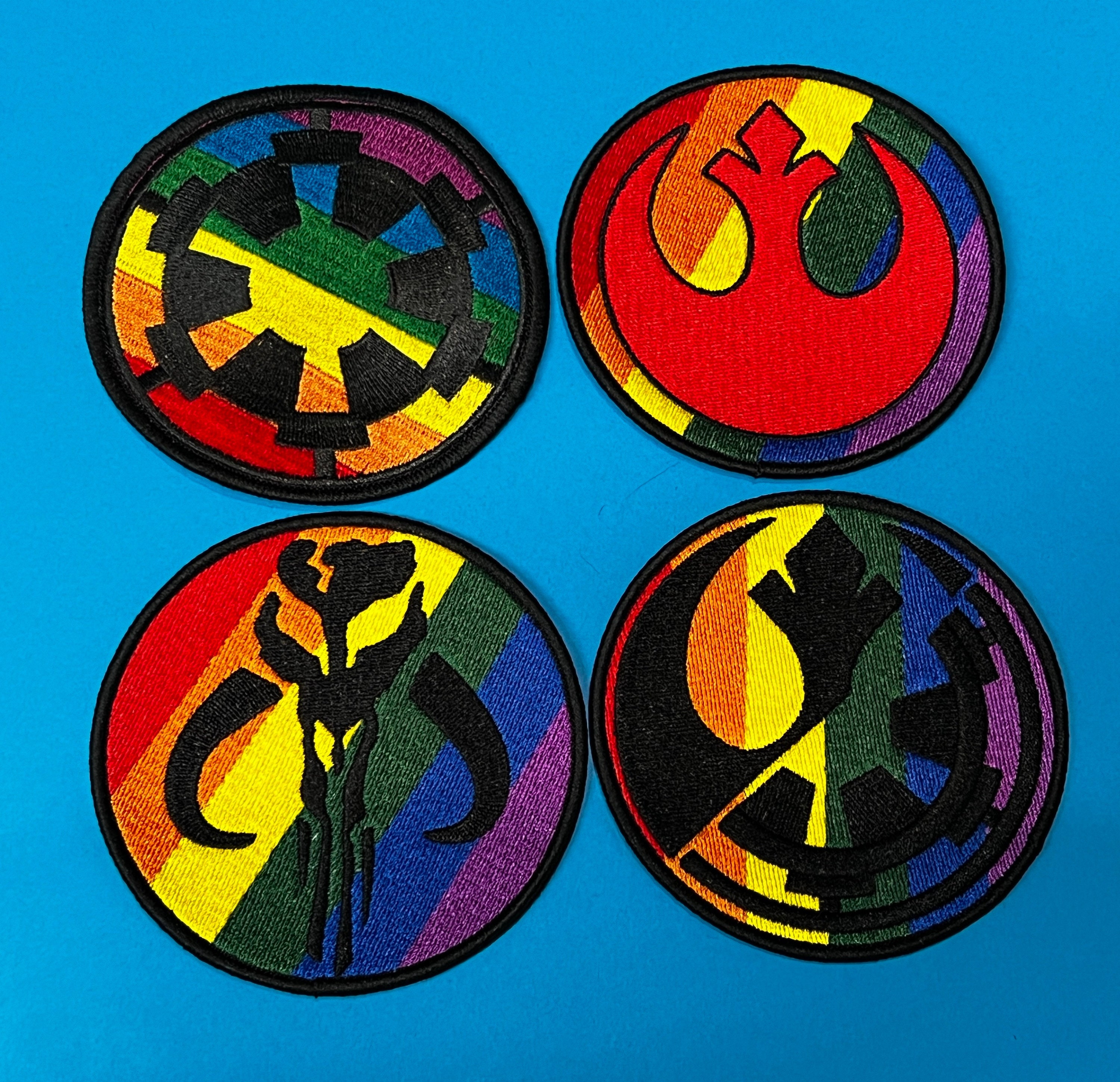 Star Wars Pride Patch Empire Rebel Mandalorian Duel 4 LGBTQ Gay - Etsy