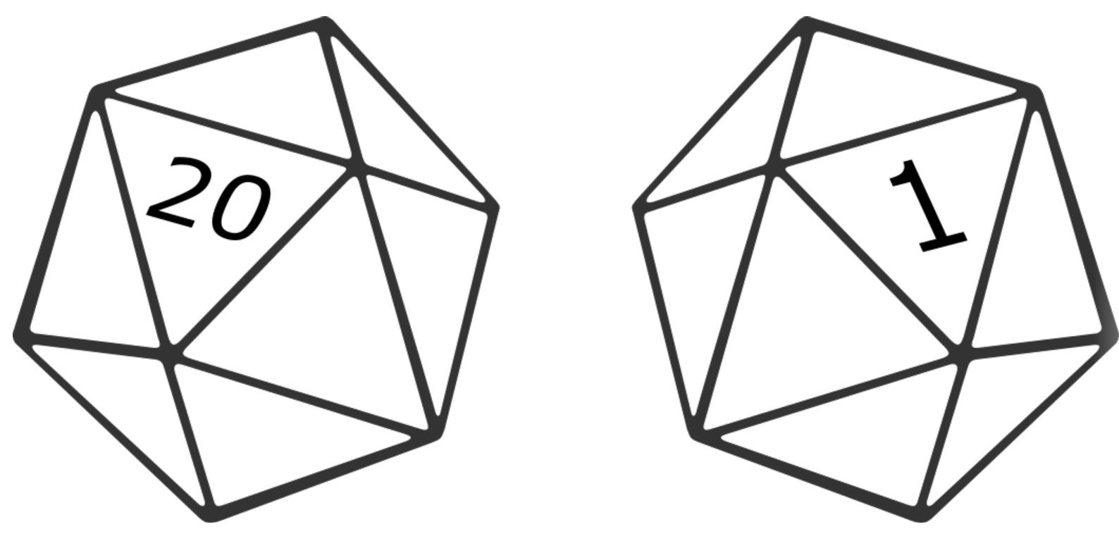 D20 SVG Pack Blank and Critical - Etsy