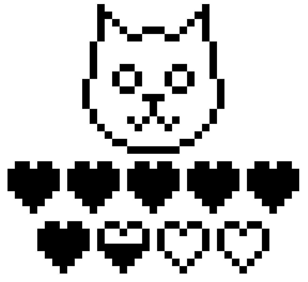 8-bit Cat SVG - Etsy