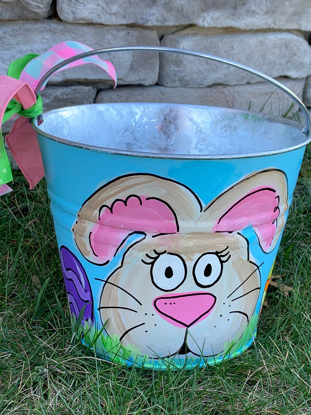 Custom Painted Easter Basket - Etsy