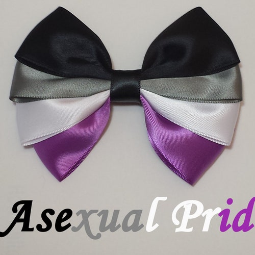 Asexual Pride Bow - Etsy