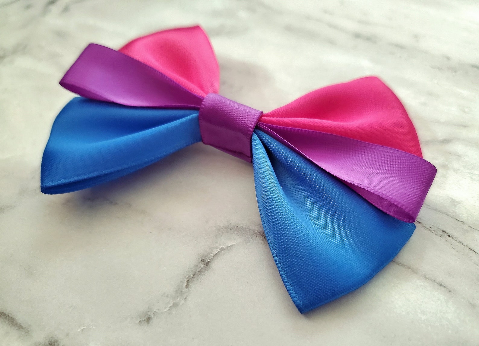 Bisexual Pride Bow - Etsy