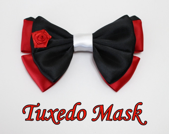 Tuxedo Mask Bow - Etsy