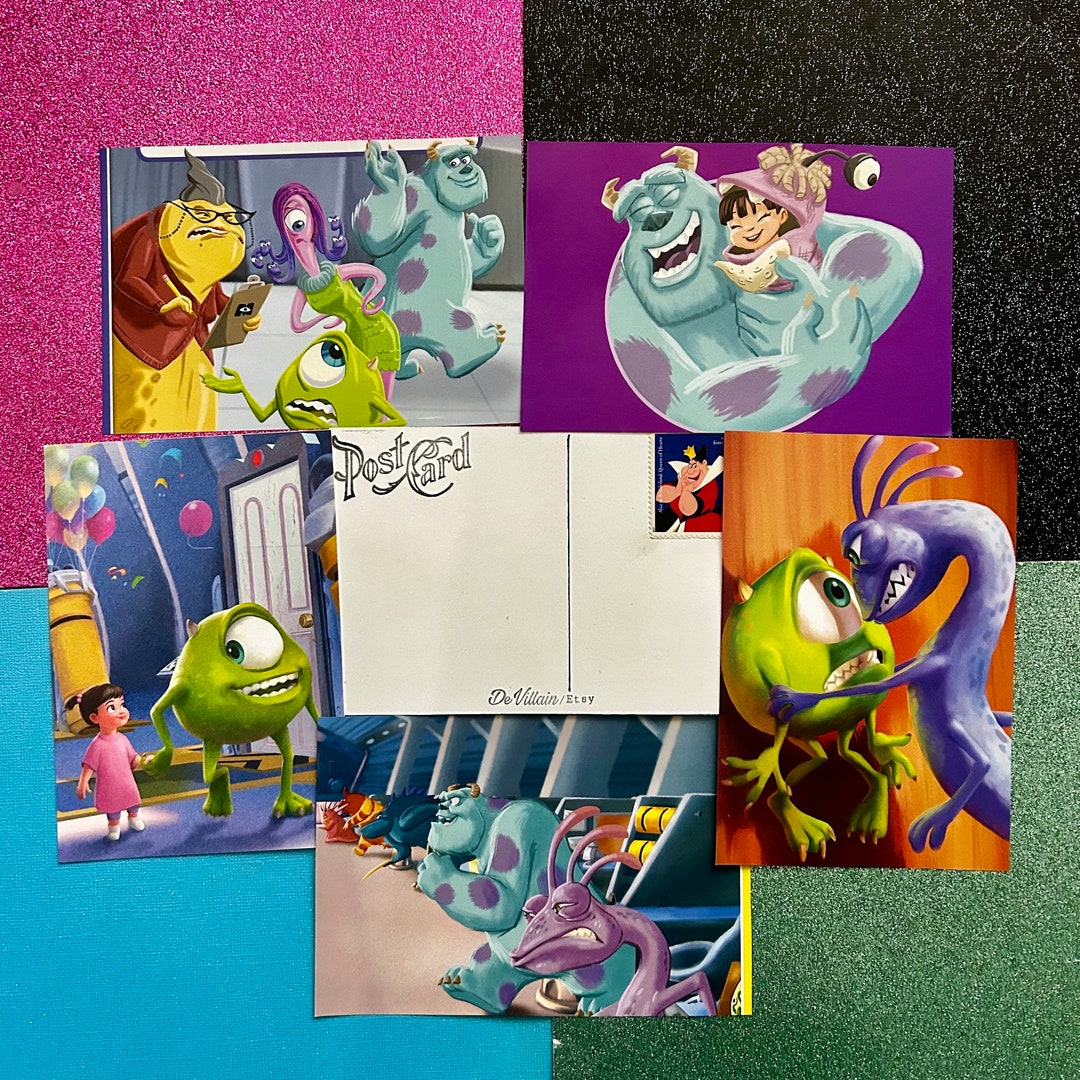 Monsters Inc Postcard/ Disney Postcards Note Cards - Etsy