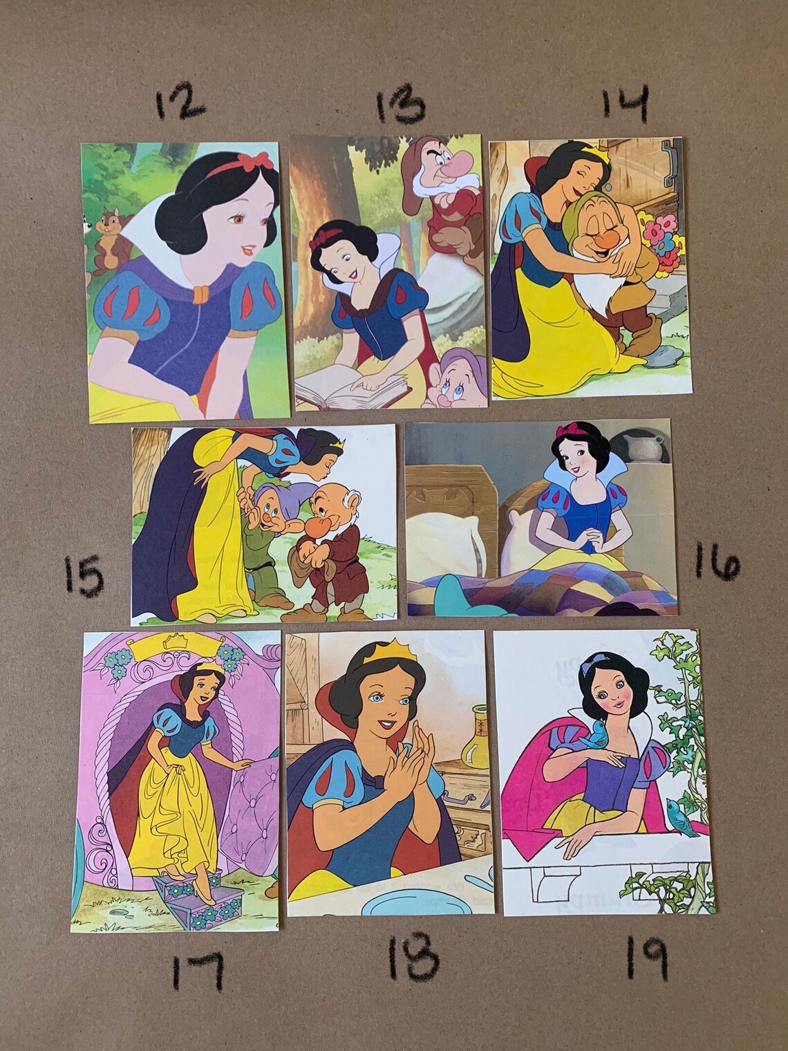 Snow White Postcards/ Disney Princess Postcards/ Disney - Etsy