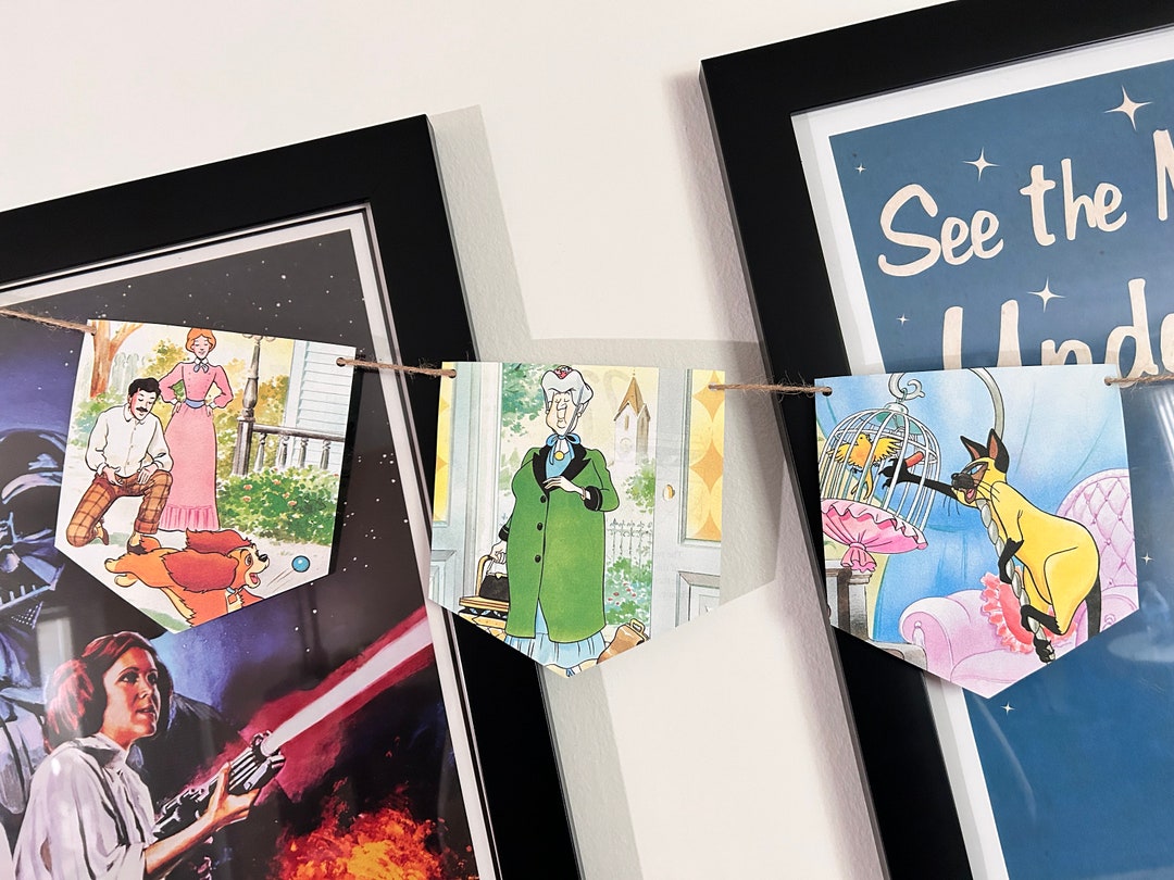 Lady and the Tramp Banner Bunting Garland - Etsy