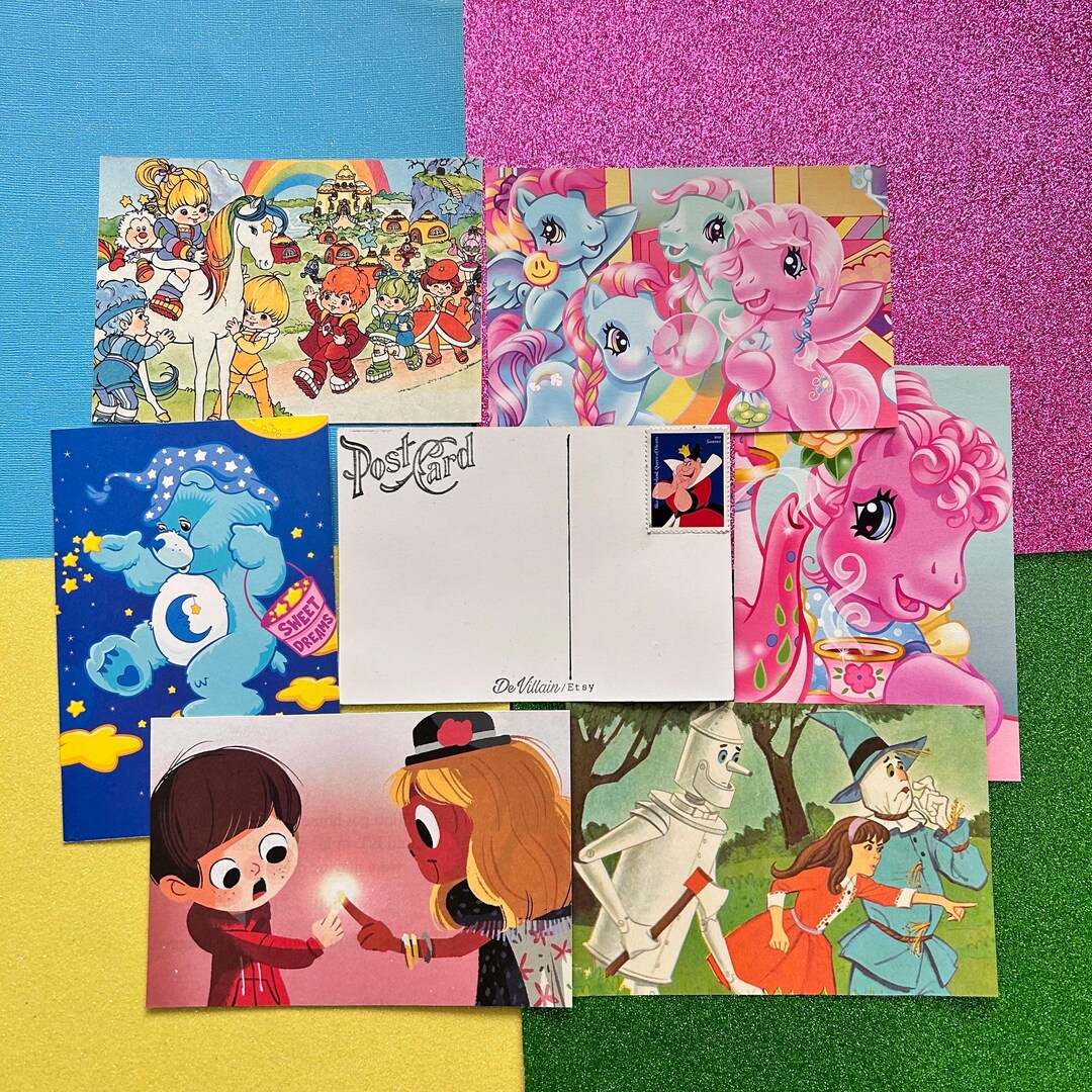 Random Characters Postcards/ Character Note Cards/ Different Movie ...