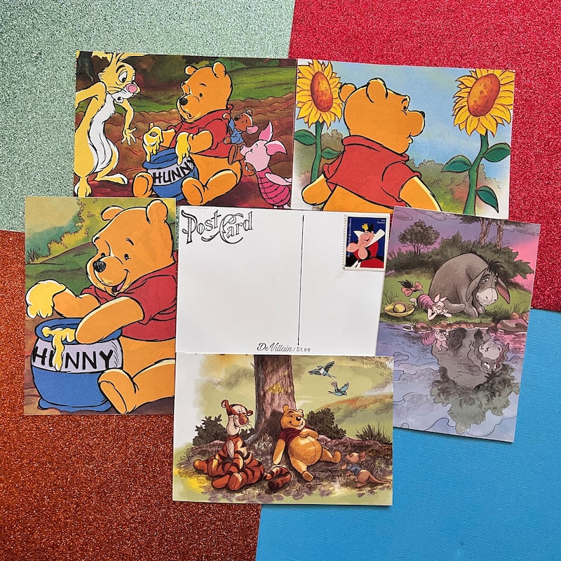 Pooh Note Cards - Etsy