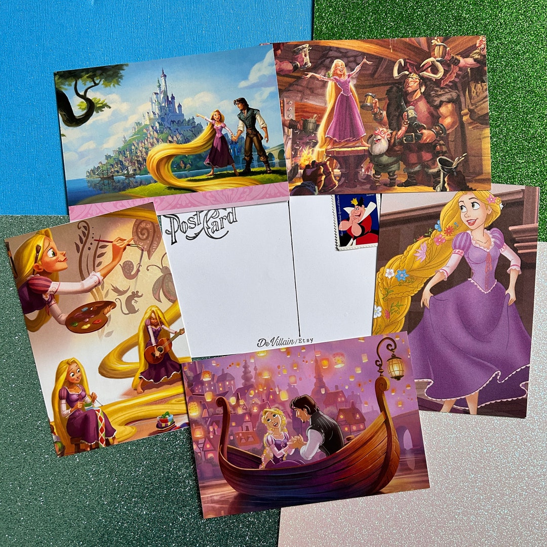 Tangled Postcards/ Disney Postcards/ Rapunzel Postcards/ Disney Blank ...