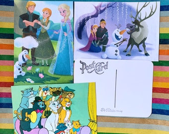 Frozen Note Cards - Etsy
