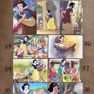 Snow White Postcards/ Disney Princess Postcards/ Disney Postcards ...