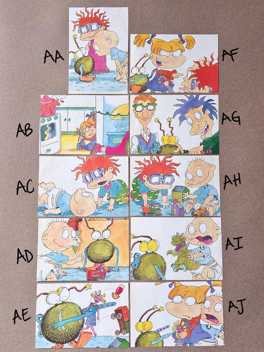 Random Characters Postcards/ Character Note Cards/ Different Movie ...