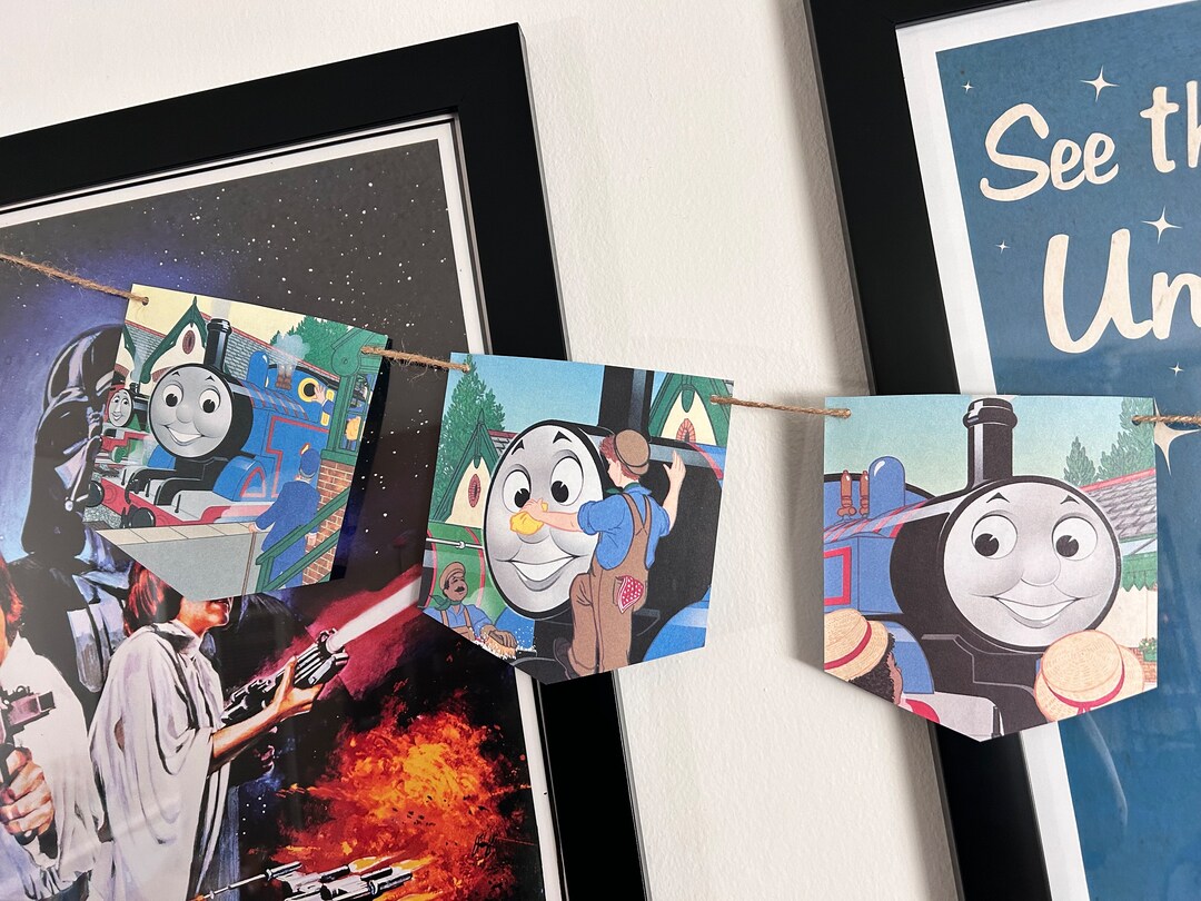 Thomas the Train Banner Bunting Garland - Etsy
