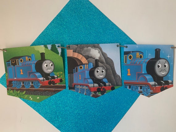 Thomas the Train banner bunting garland | Etsy