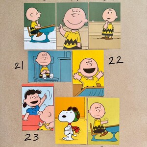 Peanuts Postcards / Peanuts Note Cards - Etsy
