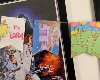 Lorax Book Page Banner / Lorax Dr. Seuss Story Book Page Garland /lorax ...