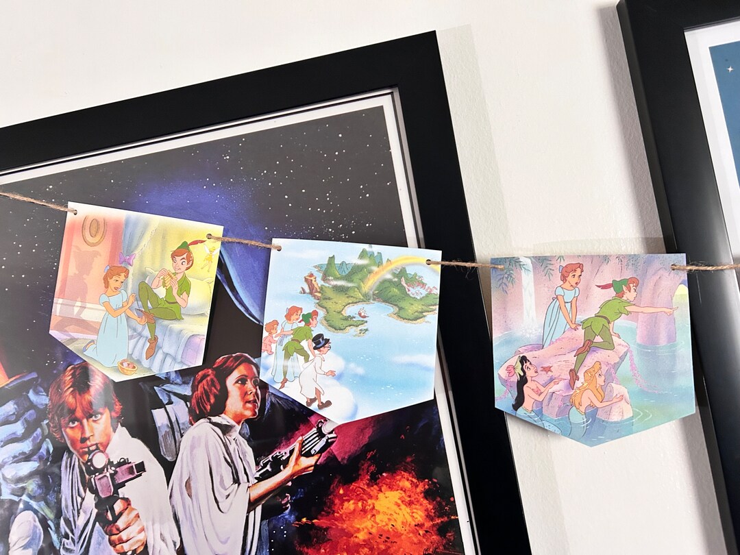 Peter Pan Banner Bunting Garland - Etsy