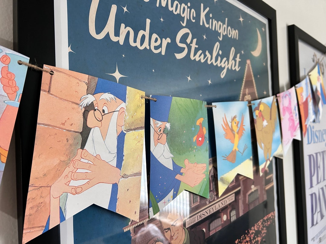 The Sword in the Stone Book Banner Bunting Garland - Etsy