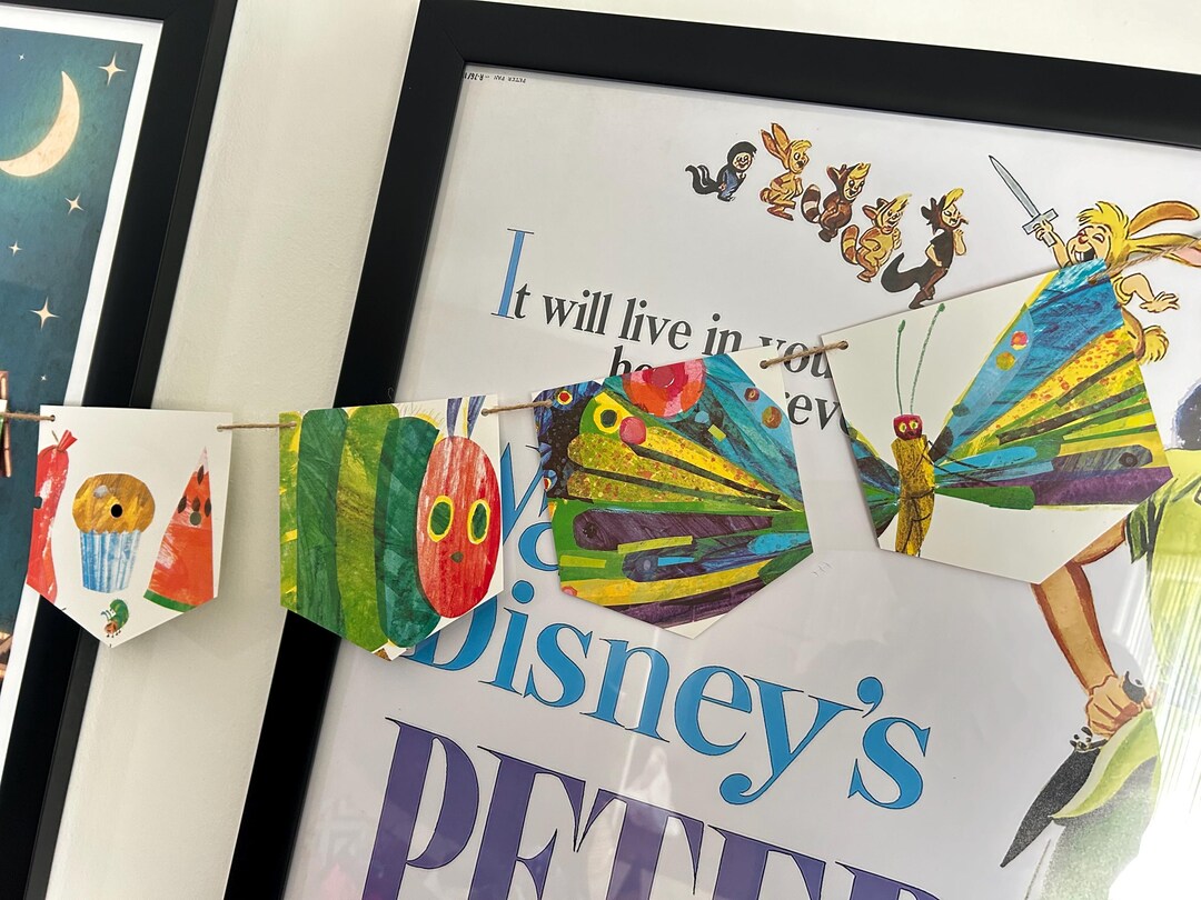 Very Hungry Caterpillar Banner Bunting Garland - Etsy