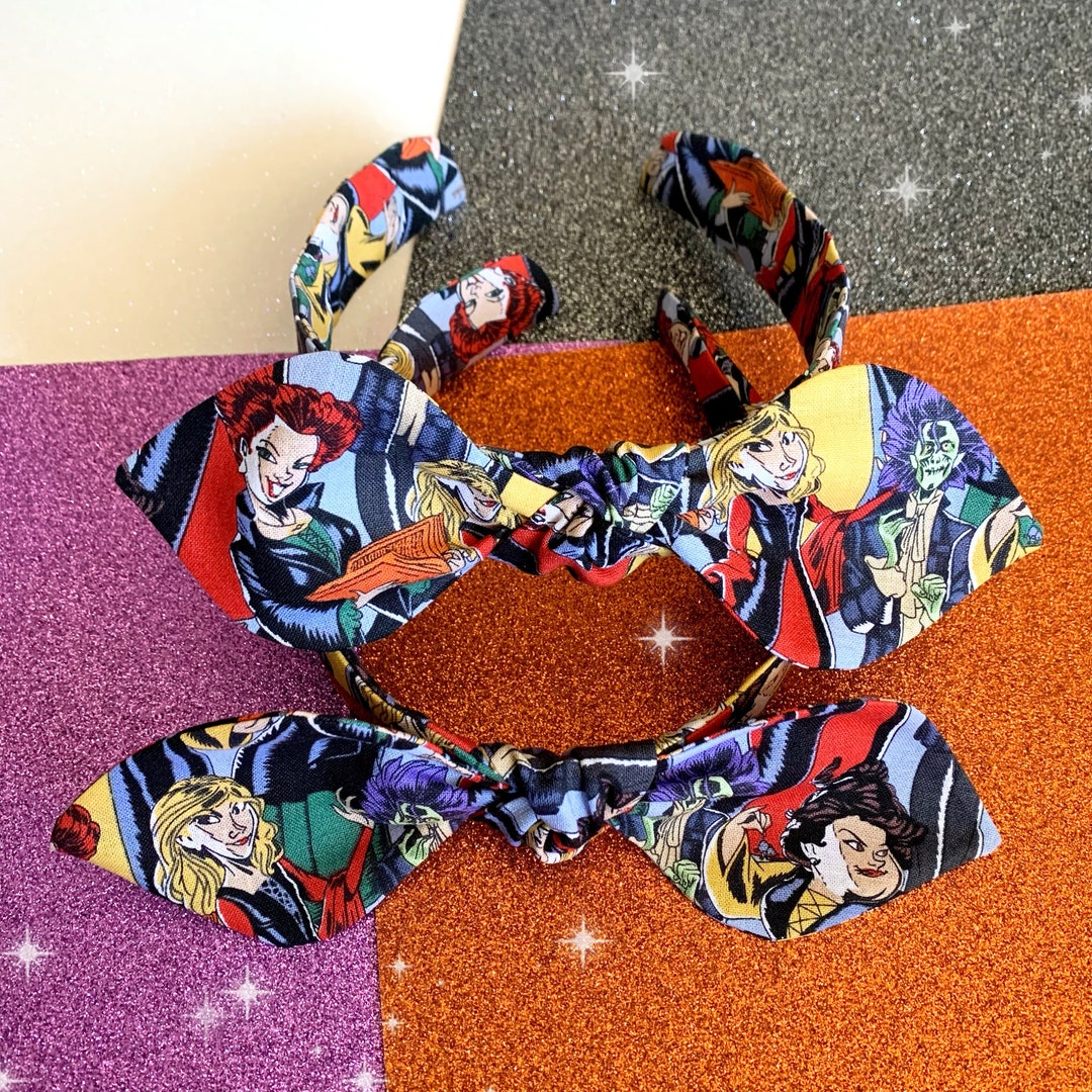 Hocus Pocus Sanderson Sisters Know Bow Headband - Etsy
