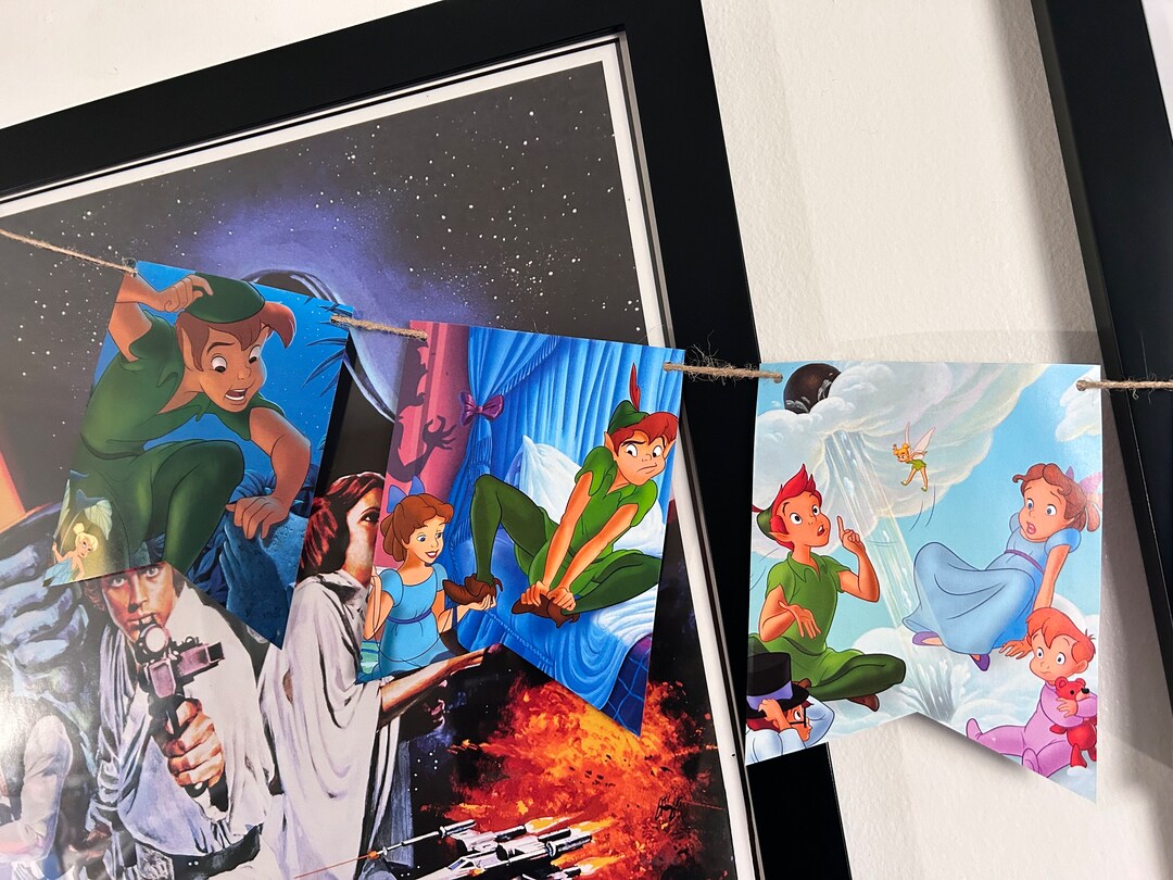 Peter Pan Banner Bunting Garland - Etsy