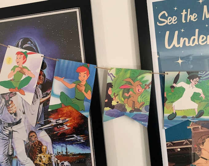 Peter Pan Banner Bunting Garland - Etsy