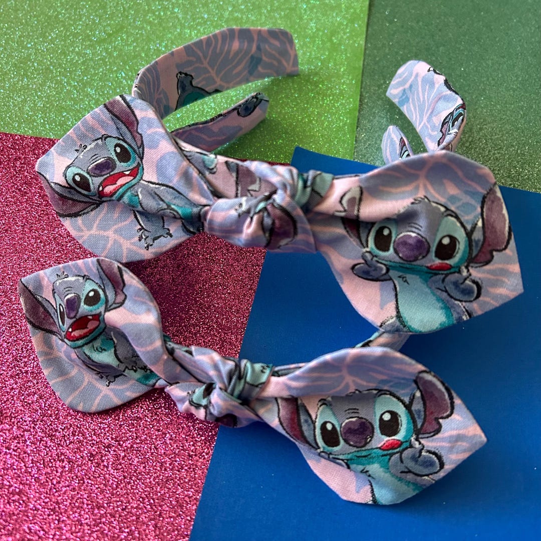 Lilo and Stitch Knot Bow Headband - Etsy