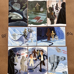 Star Wars Postcards/ Star Wars Note Cards/ Star Wars Blank Note Cards ...