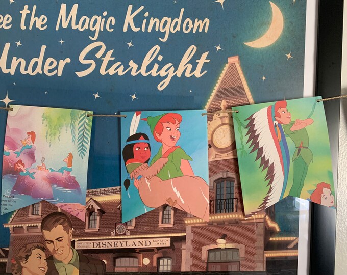 Peter Pan Banner Bunting Garland - Etsy