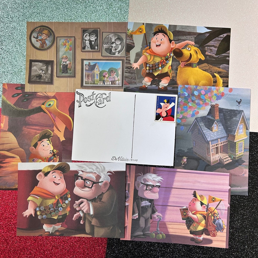 Up Postcards/ Disney Postcards/ Pixar Note Cards/ Pixar Postcard - Etsy