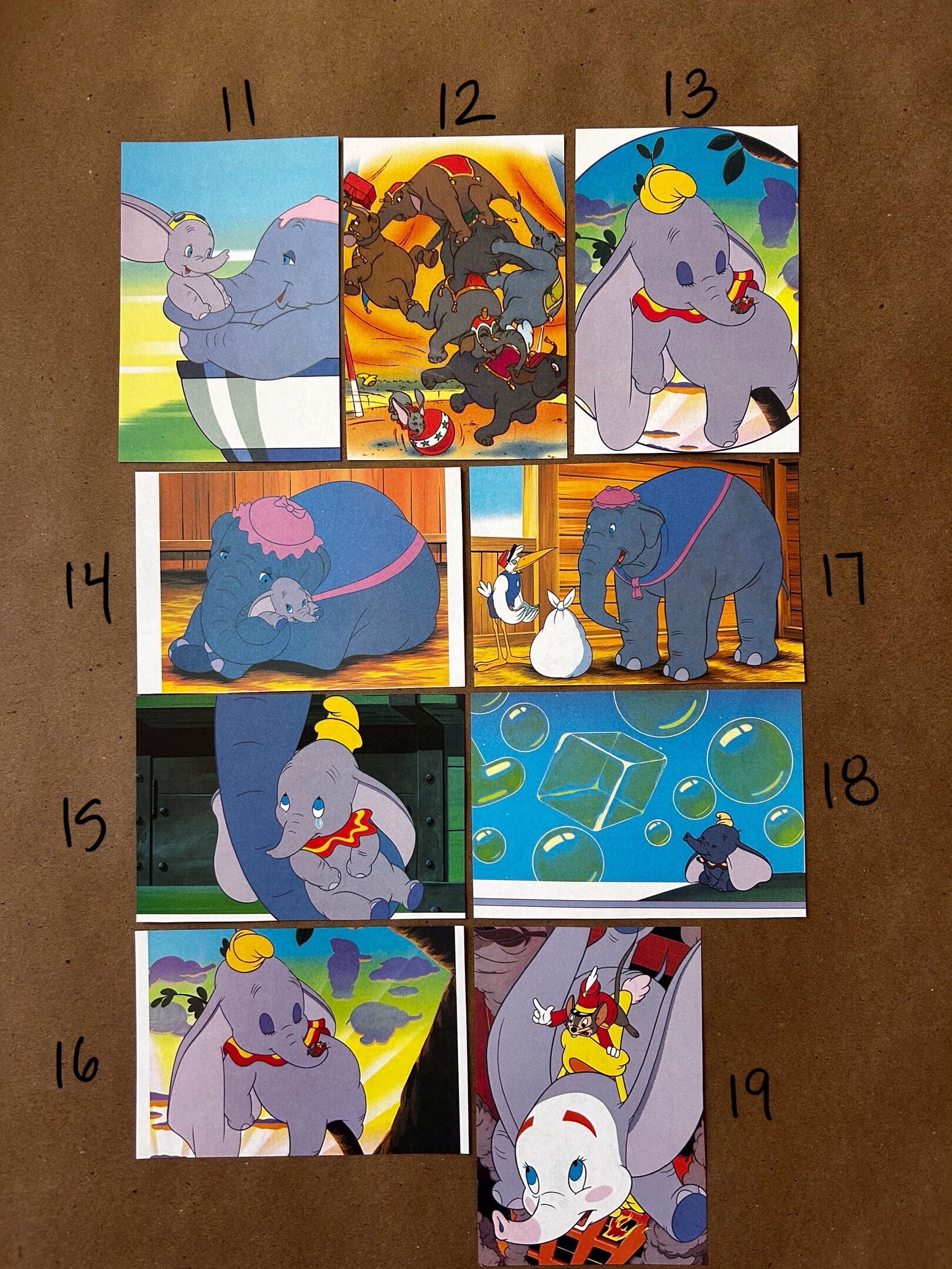 Dumbo Postcards/ Disney Postcards/ Blank Note Cards - Etsy