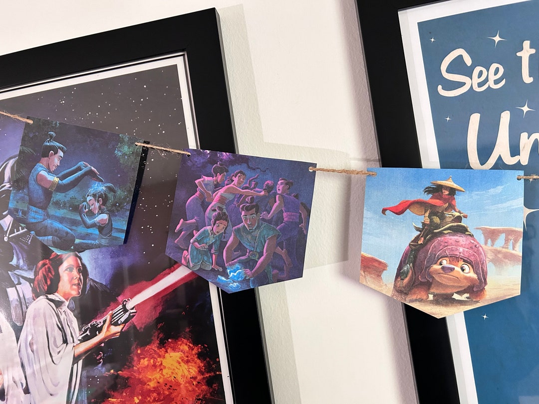 Raya and the Last Dragon Banner Bunting Garland - Etsy