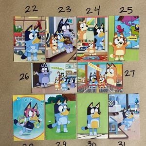 Bluey Postcard/ Bluey Note Card/ Disney Note Cards - Etsy