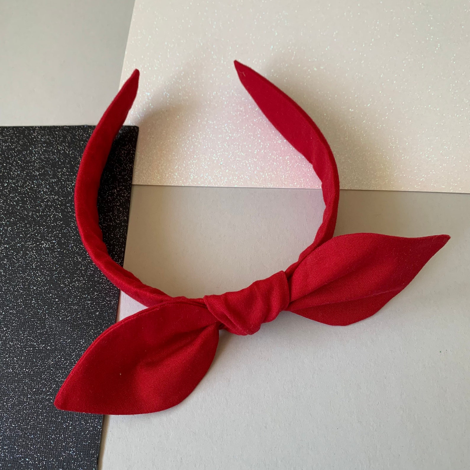 Solid Colored Cotten Knot Bow Headbands - Etsy