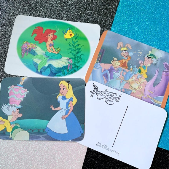 Little Mermaid Postcards/ Disney Postcards/ Princess - Etsy