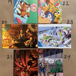Toy Story Postcards/ Pixar Postcards/ Disney Postcards/ Disney - Etsy
