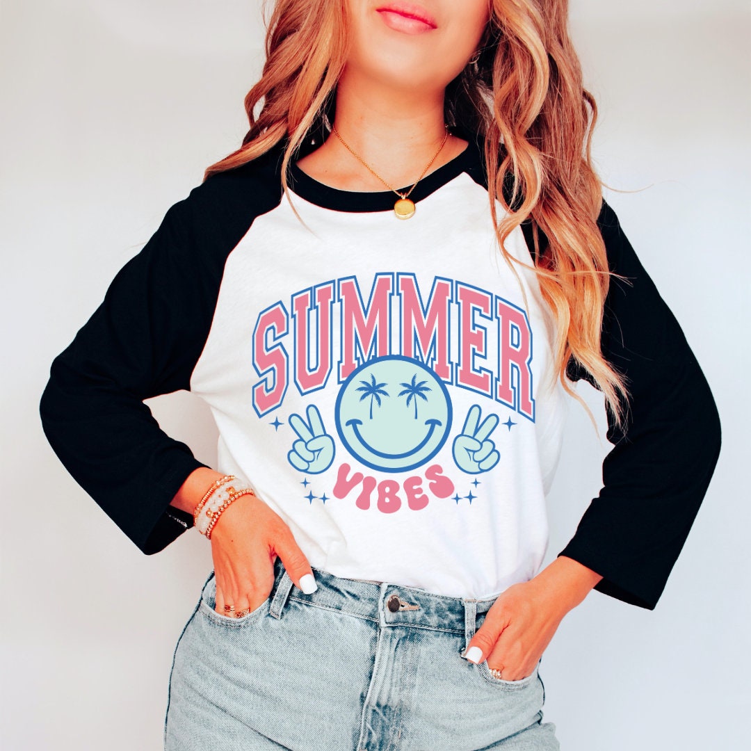 Smiley Face Shirt Happy Face Beachy Shirts Coconut Girl Summer Vibes ...