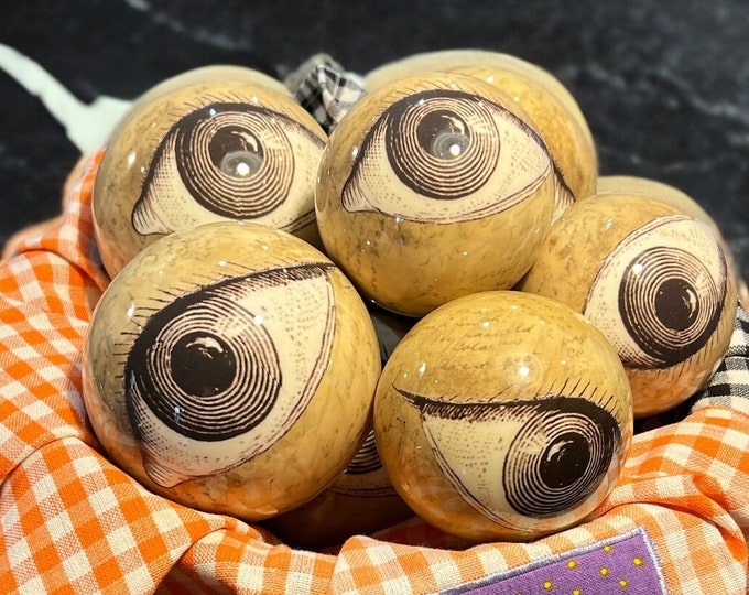 Grandin Road Eyeball Orbs 8 Halloween Decorations - Etsy