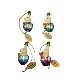 2002 Katherine's Collection Easter Bunny Egg Easter Ornament - Etsy