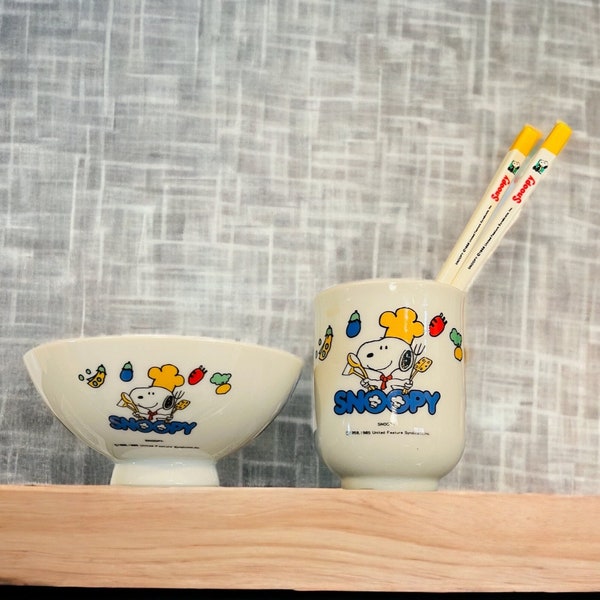 Snoopy Dinnerware - Etsy