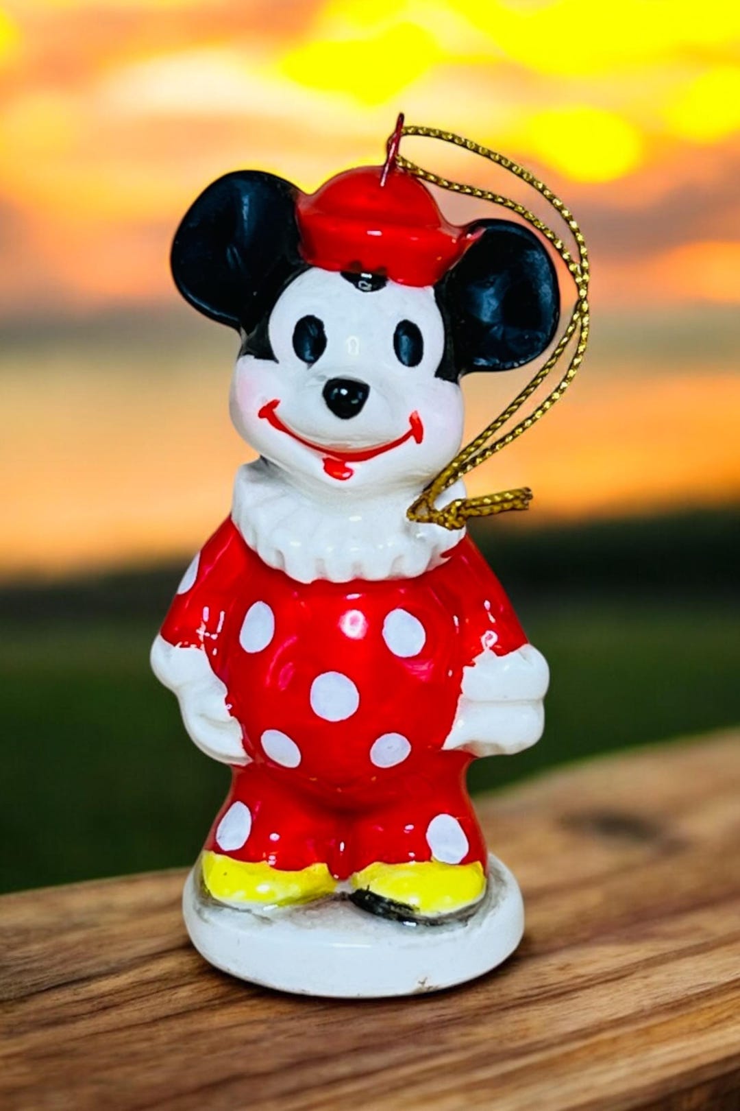 Vintage Walt Disney Productions Circus Clown Mickey Mouse Christmas ...