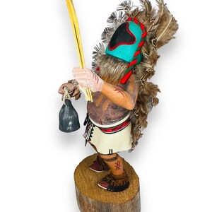 Native American Na-ngasohu Hopi Chasing Star Kachina Sculpture by Larry ...