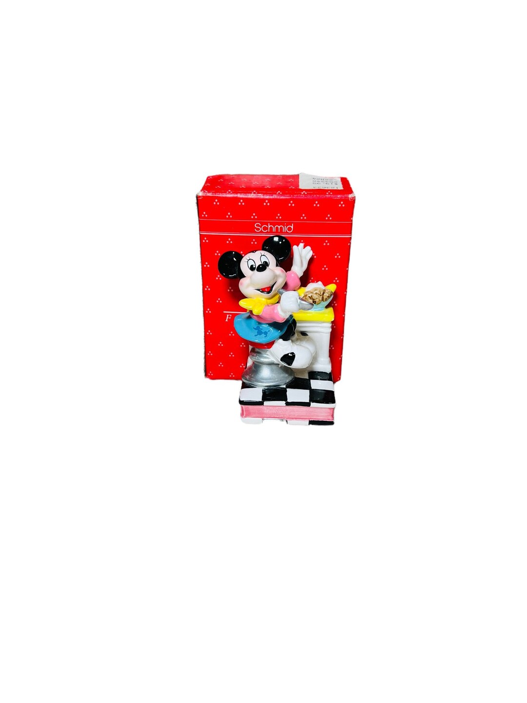 Vintage Minnie Mouse 50's Diner Ice Cream Sundae Ceramic Figurine by ...