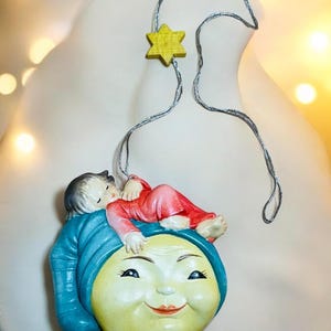 Vintage Ferrandiz Anri 'sleepy Head' Wooden Ornament - Etsy