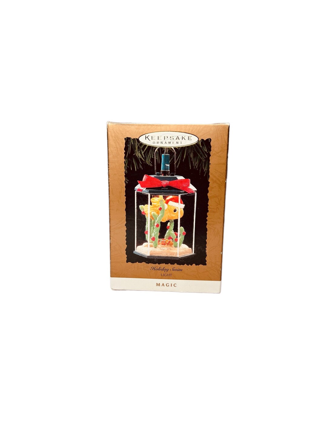 1995 Hallmark Holiday Swim Aquarium Fish Light up Ornament - Etsy